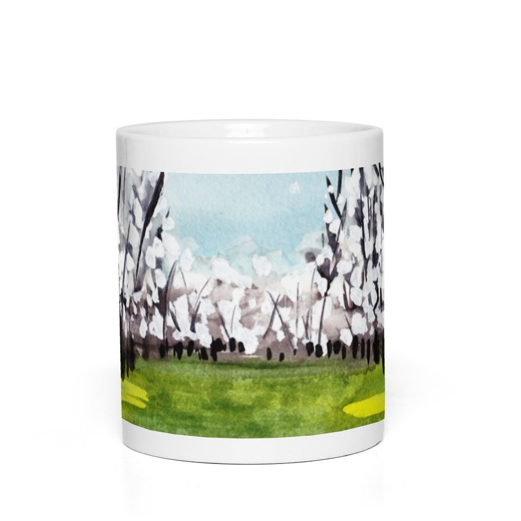 Coffee/tea Mug, Spring Orchard Watercolor Print, 11 Oz - Etsy