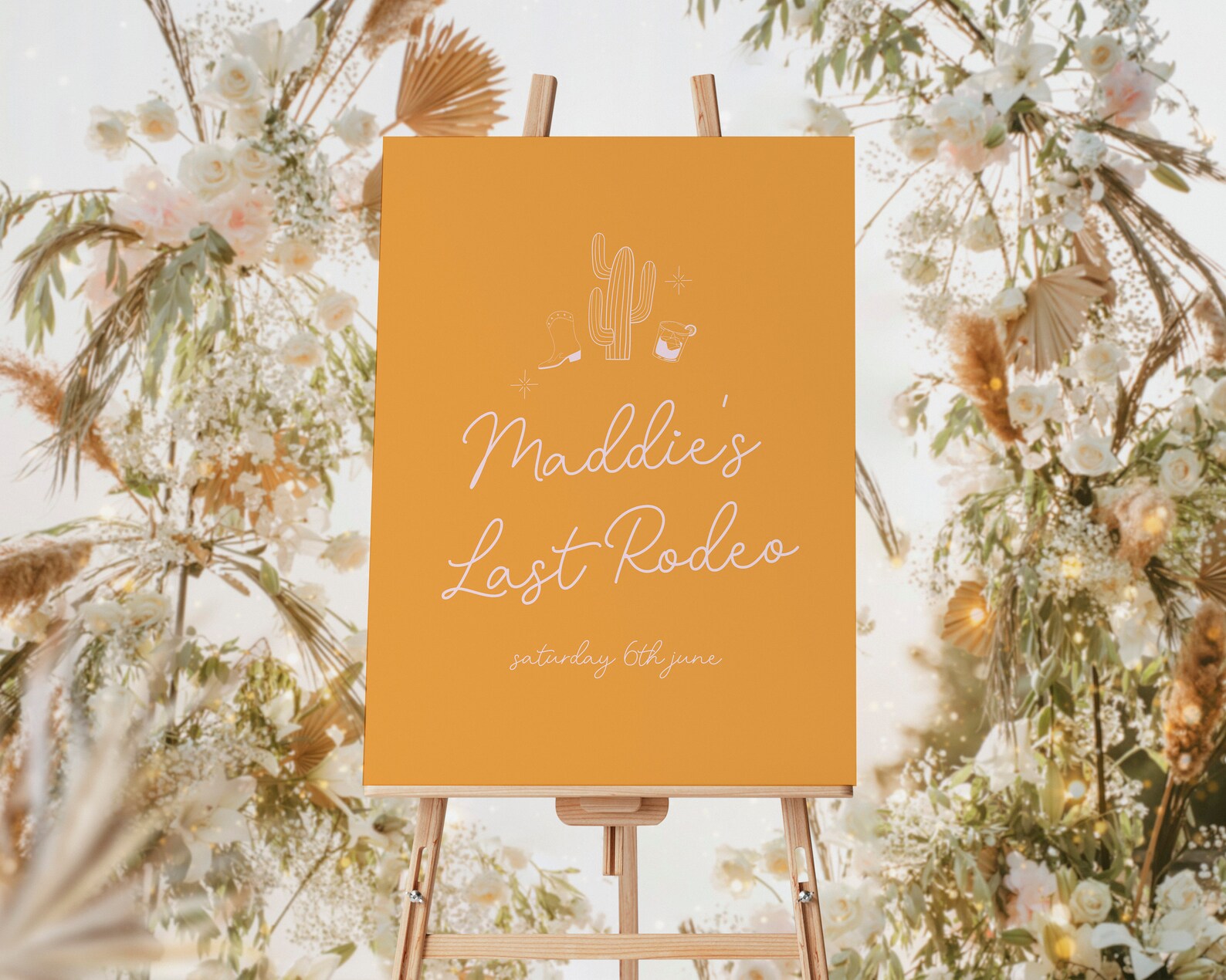 Last Rodeo Party Signage | Country & Western Theme Party Sign, Welcome ...