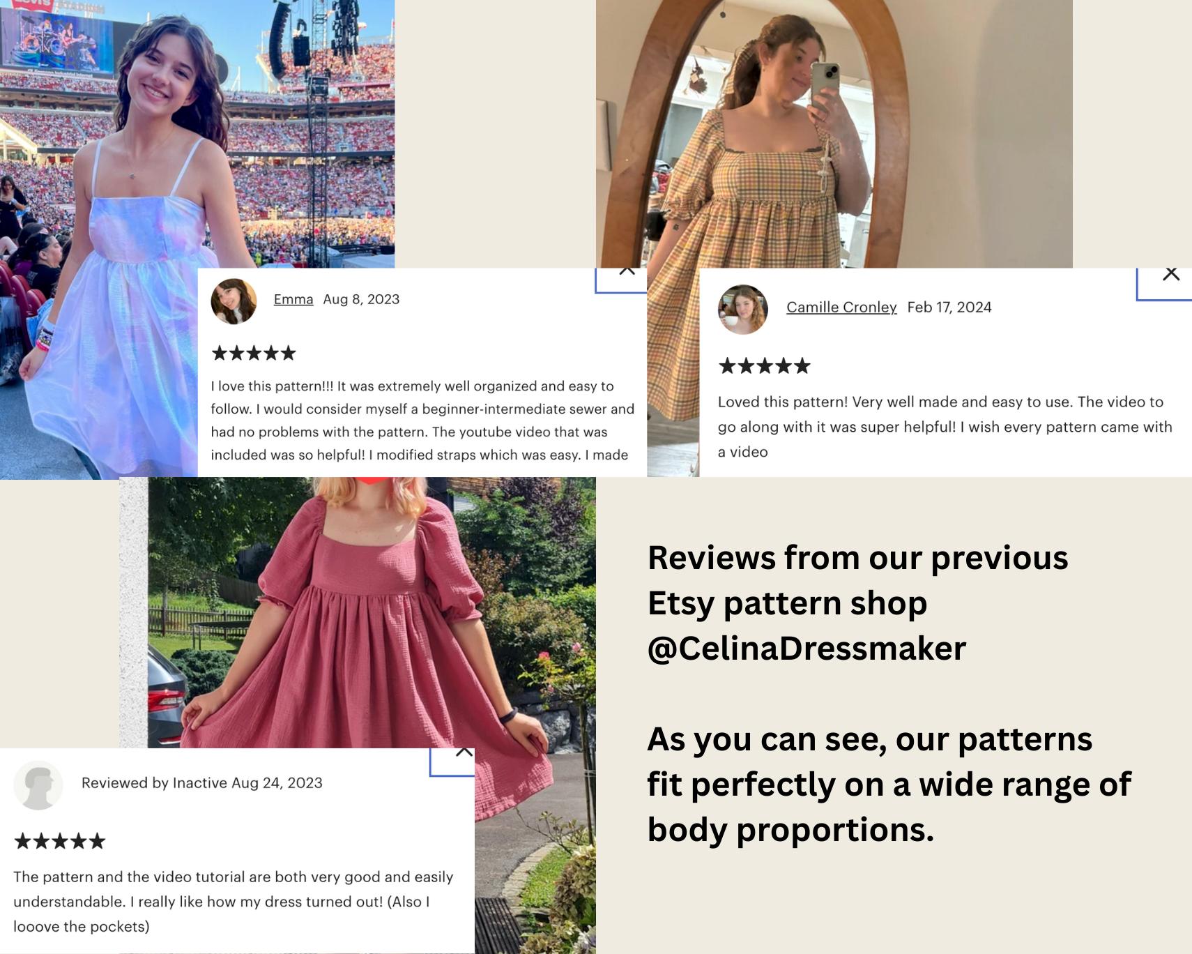 DAISY | Linen Sleeveless Tie Front Top & Dress PDF Sewing Pattern ...