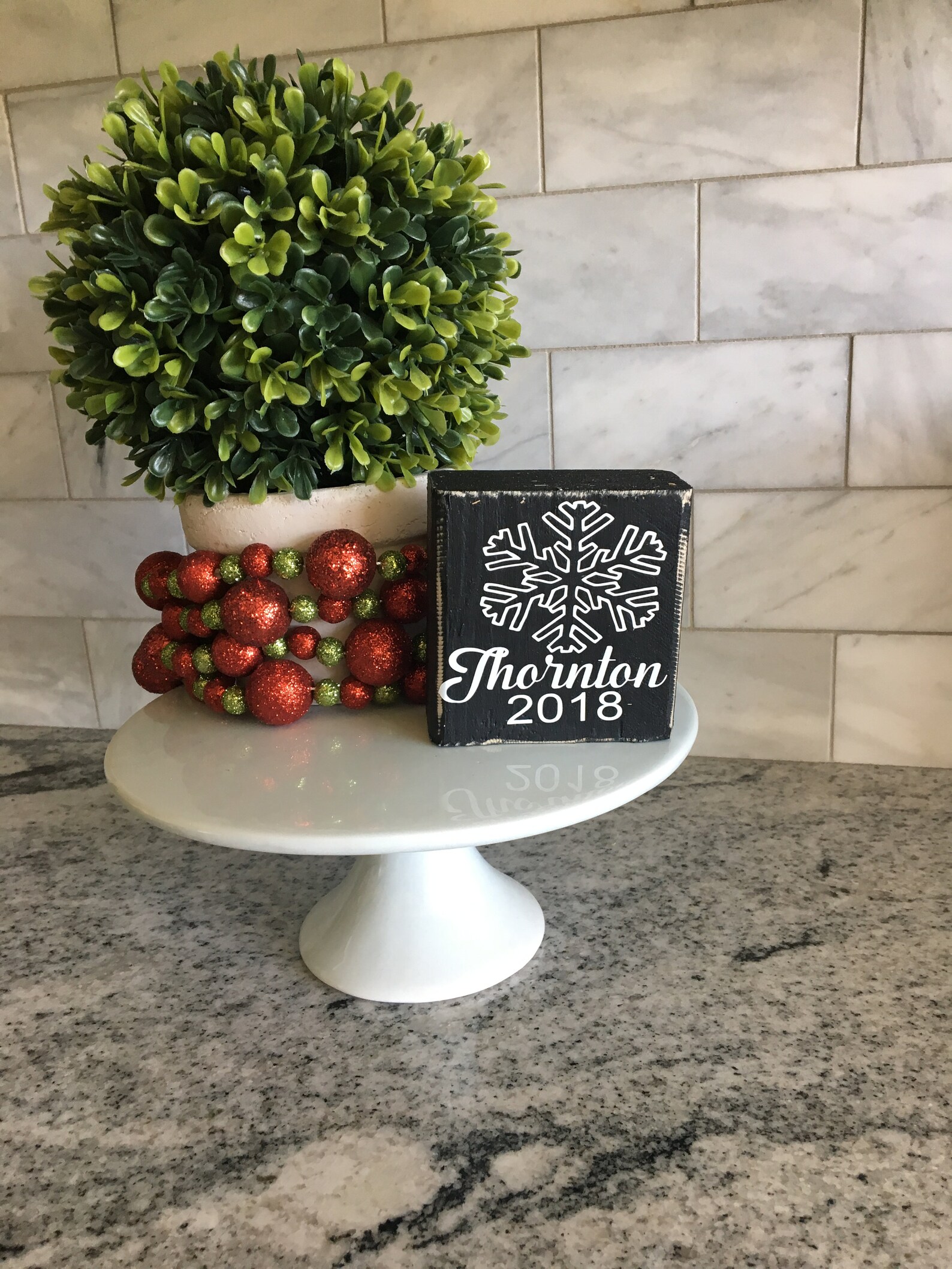 Rustic Wood Blocks red or Black - Etsy