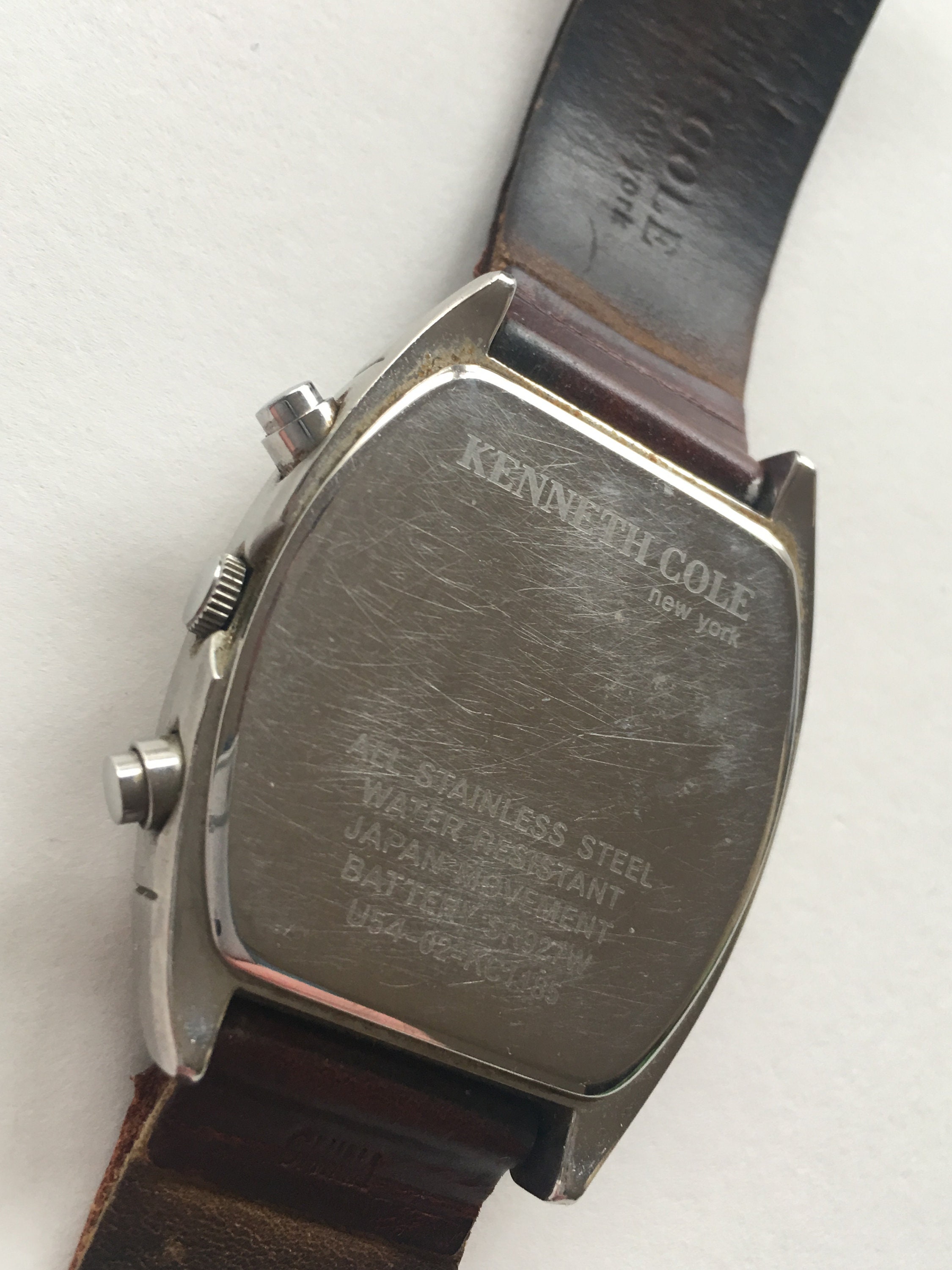 Kenneth Cole Vintage Chronograph Watch U54-02-KC1185 - Etsy