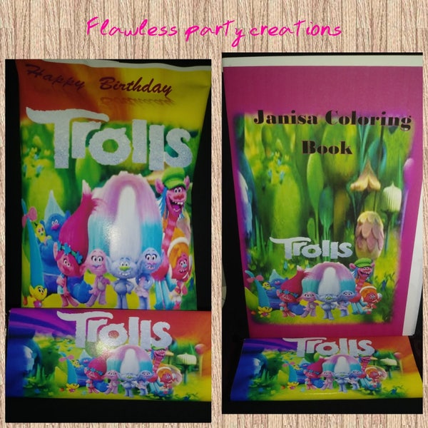 Trolls Chip Bag - Etsy