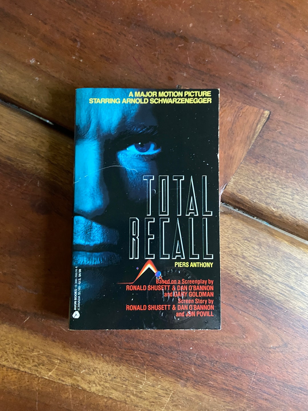 Vintage 1990 Paperback Total Recall Novelization by Piers Anthony ...