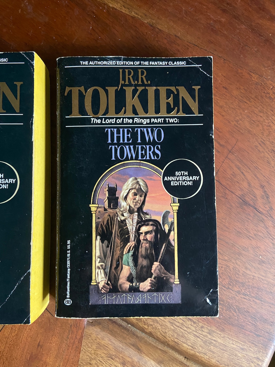Lord Of The Rings The Two Towers Book Cover
