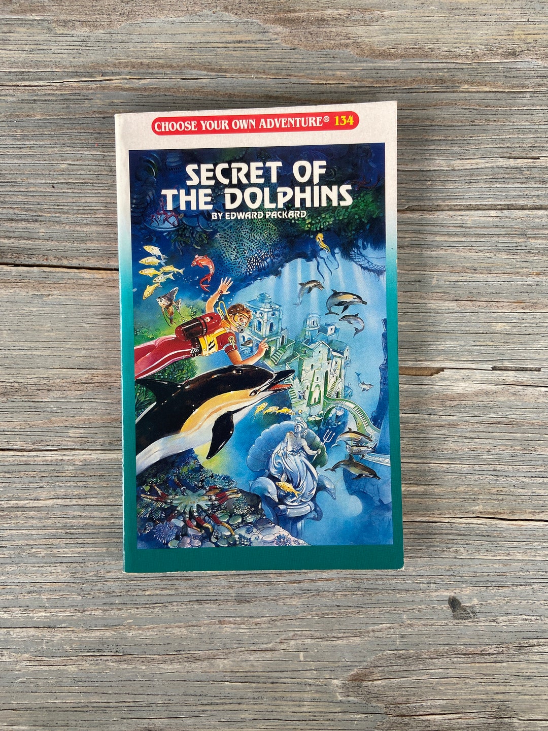 Vintage 1993 Paperback, Secret of the Dolphins, Edward Packard, Choose ...