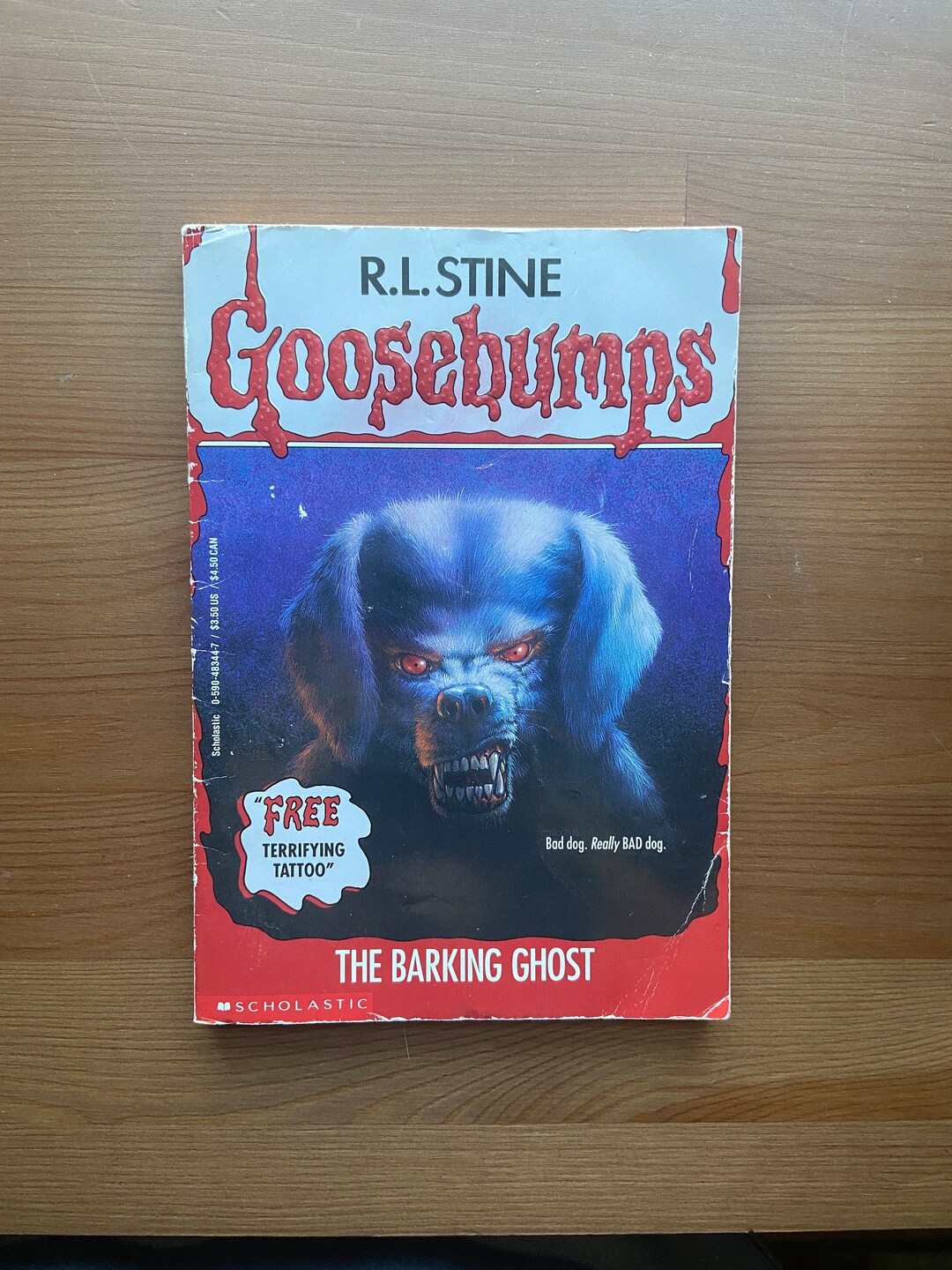 Vintage 1995 Paperback, Goosebumps, the Barking Ghost by R.L. Stine ...