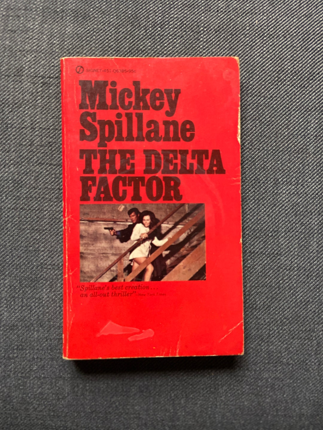 Vintage 1968 Paperback the Delta Factor by Mickey Spillane, Mystery ...