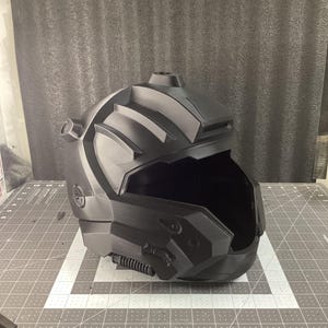 Reach CQB Helmet Life Size Raw 3D Printed Assembled Helmet+visor - Etsy