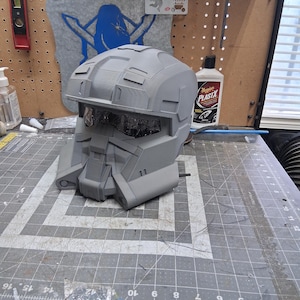 Reach EOD Helmet Life Size 3D Printed Prop/ Raw Assembled Helmet+visor ...