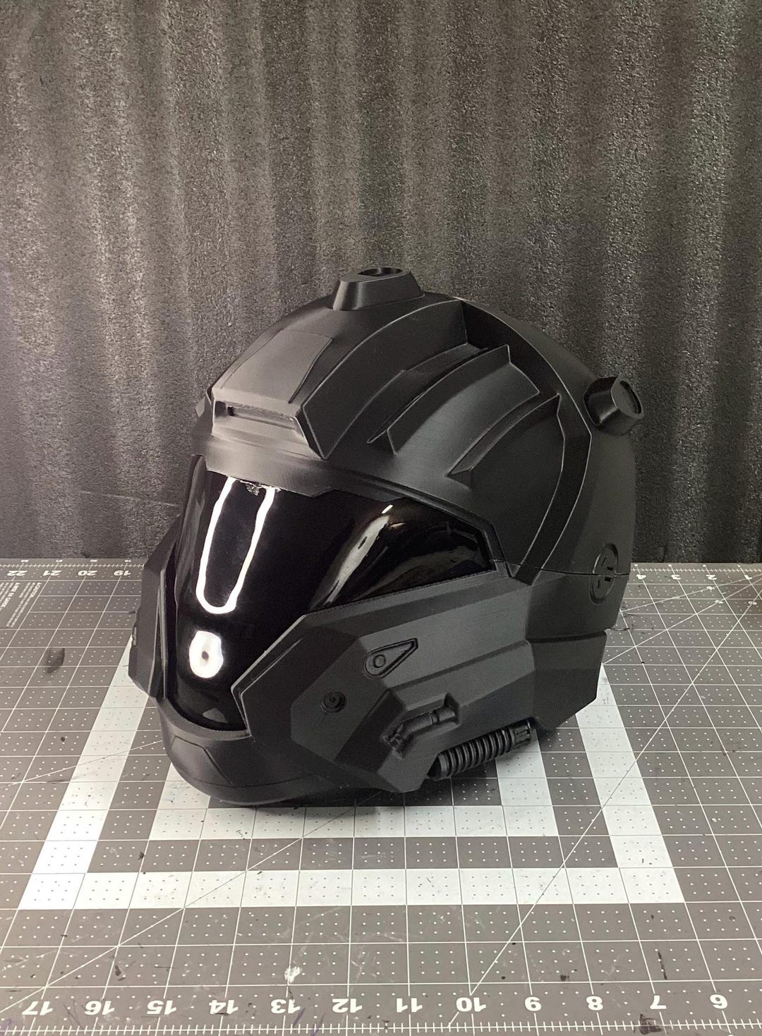 Reach CQB Helmet Life Size Raw 3D Printed Assembled Helmet+visor - Etsy
