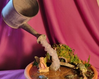 Watering Can With Fairy Lights - Etsy