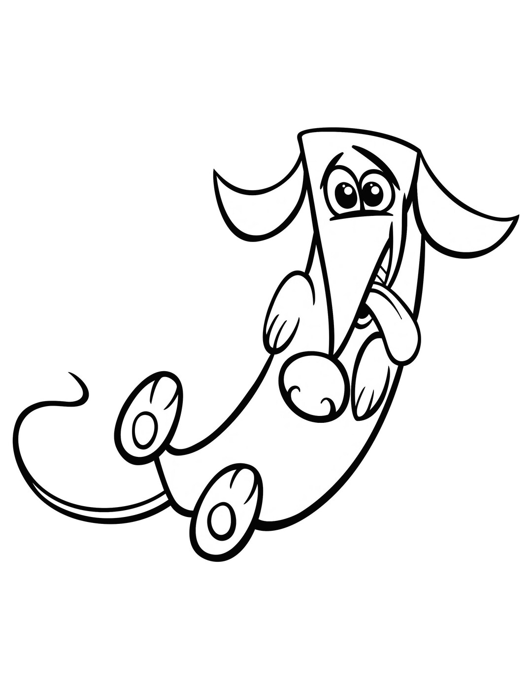 50 Dog Coloring Pages C - Etsy