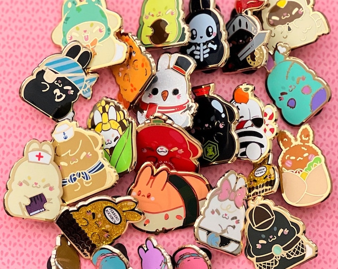 Bunapalooza Series 2 Enamel Pins - Etsy