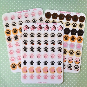 Doggo Emoji Sticker Sheets - Etsy