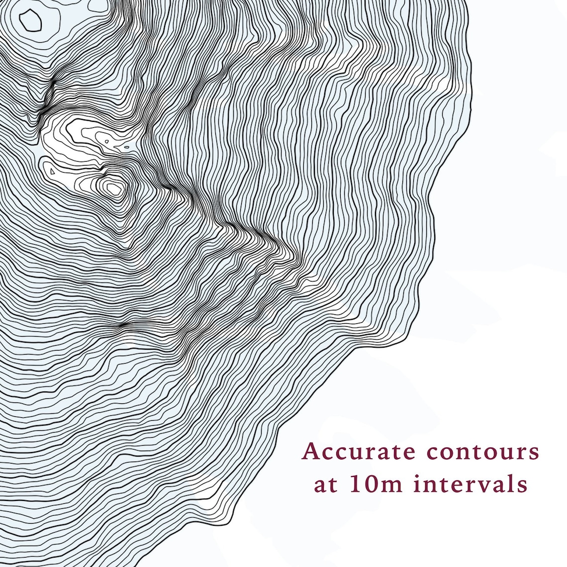 Mount Baker Topographic Map Cascade Ranges of Washington - Etsy