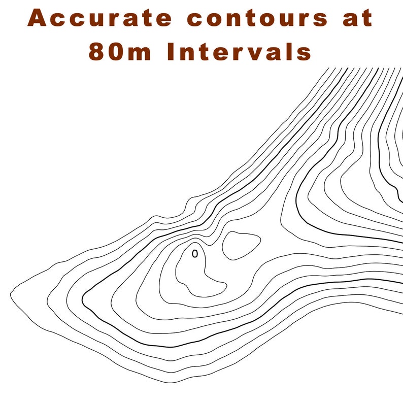 Matterhorn Topographic Map Zermatt in the Swiss Alps | Etsy