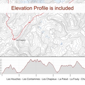 Tour Du Mont Blanc Trail Map | Refugios | TMB Map | Mont Blanc Massif ...