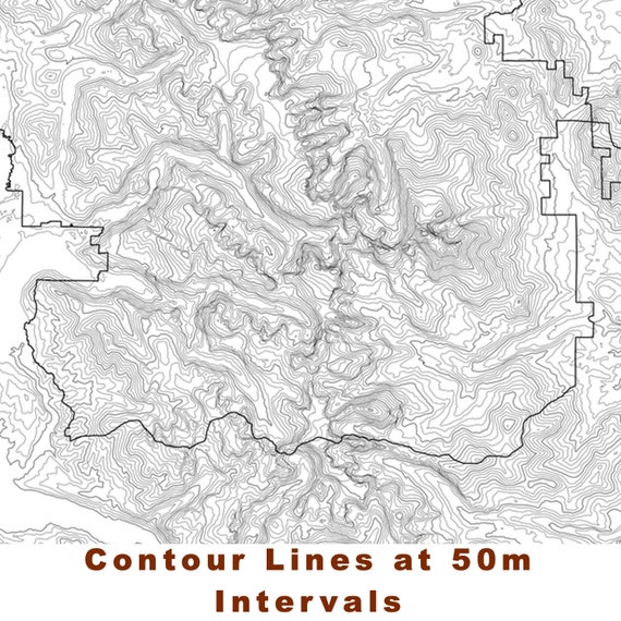 Rocky Mountain Elevation Map