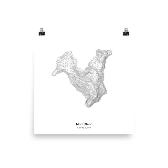 Il Monte Bianco Map