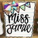 Back to School Notebook Paper Door Hanger Personalized Teacher Gift. - Etsy