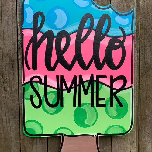 Watermelon Door Hanger Etsy