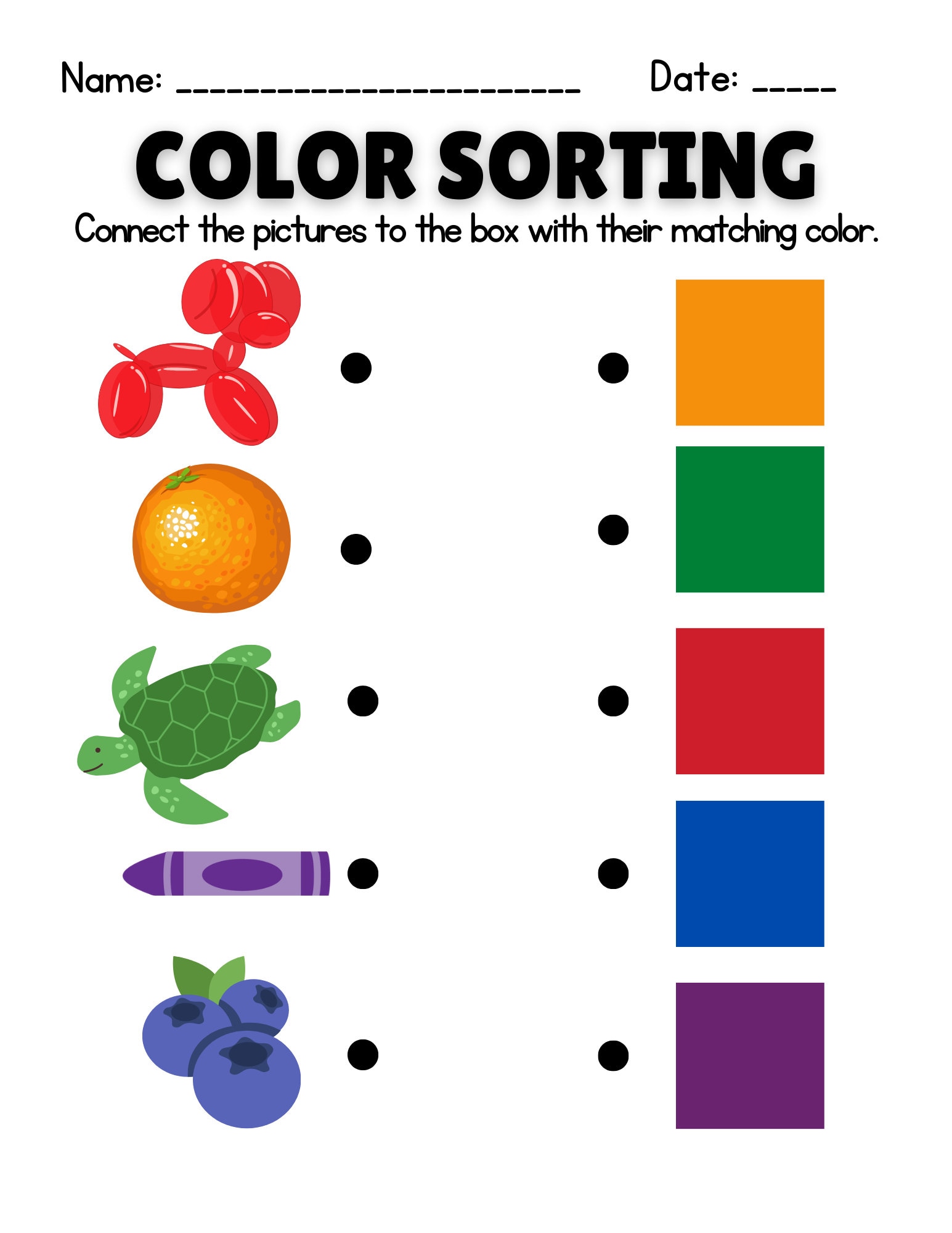 Learning Colors - Etsy