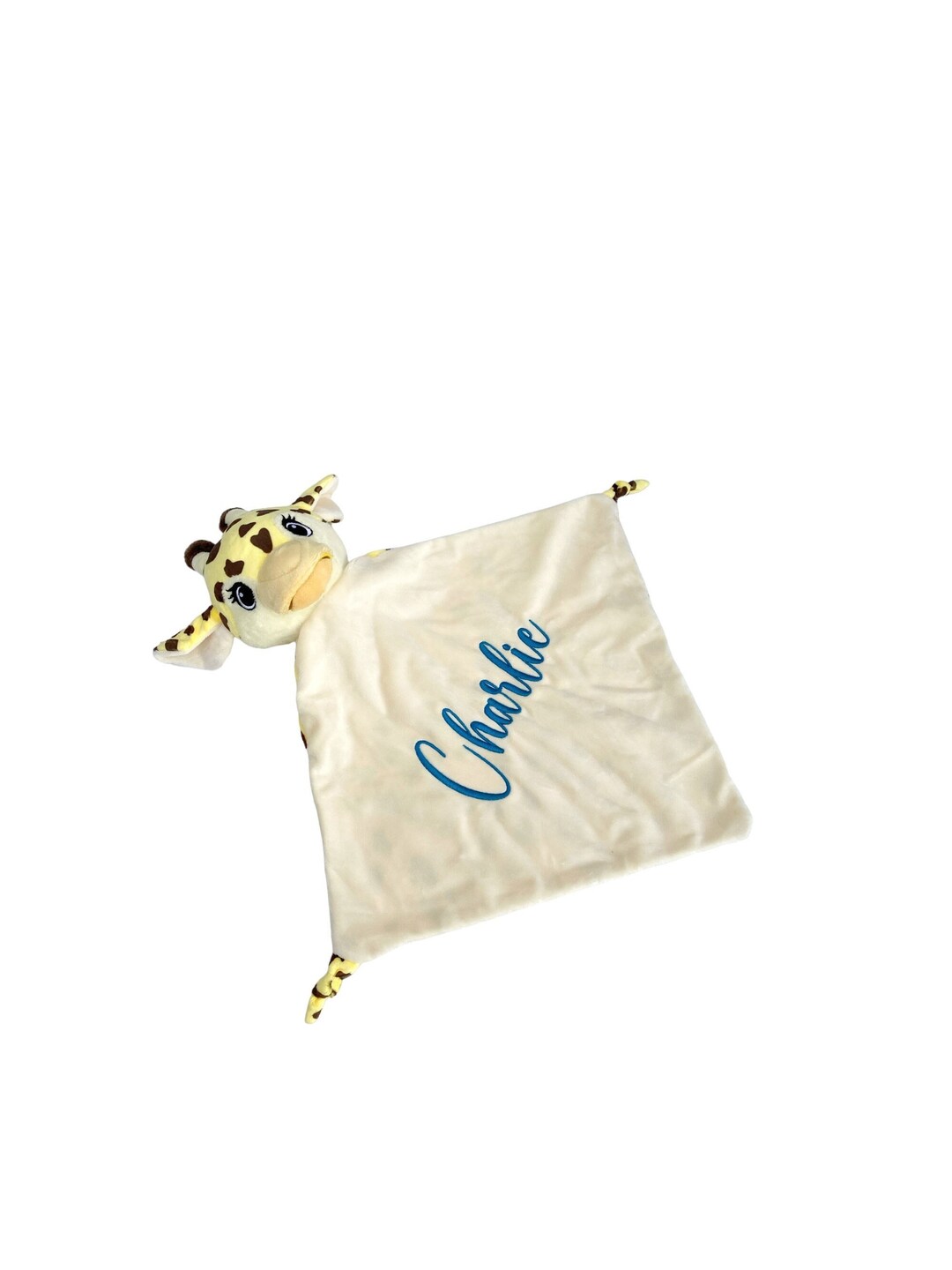 Giraffe Personalised Comforter, Custom Embroidered Name, Cubbies Cuddle ...