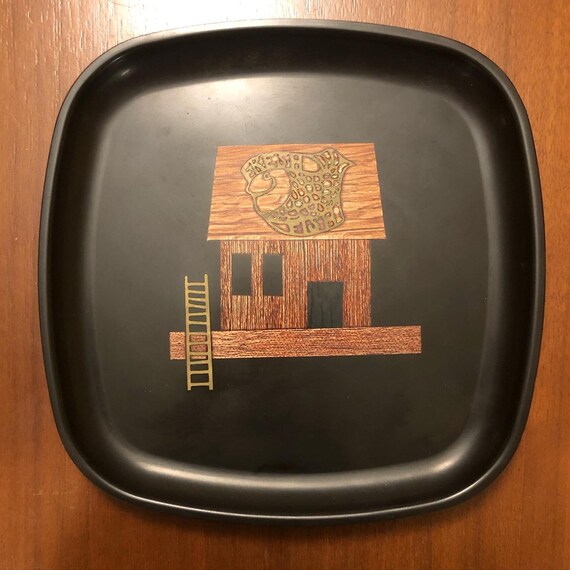 Couroc Fresh Fish Shack Tray | Etsy