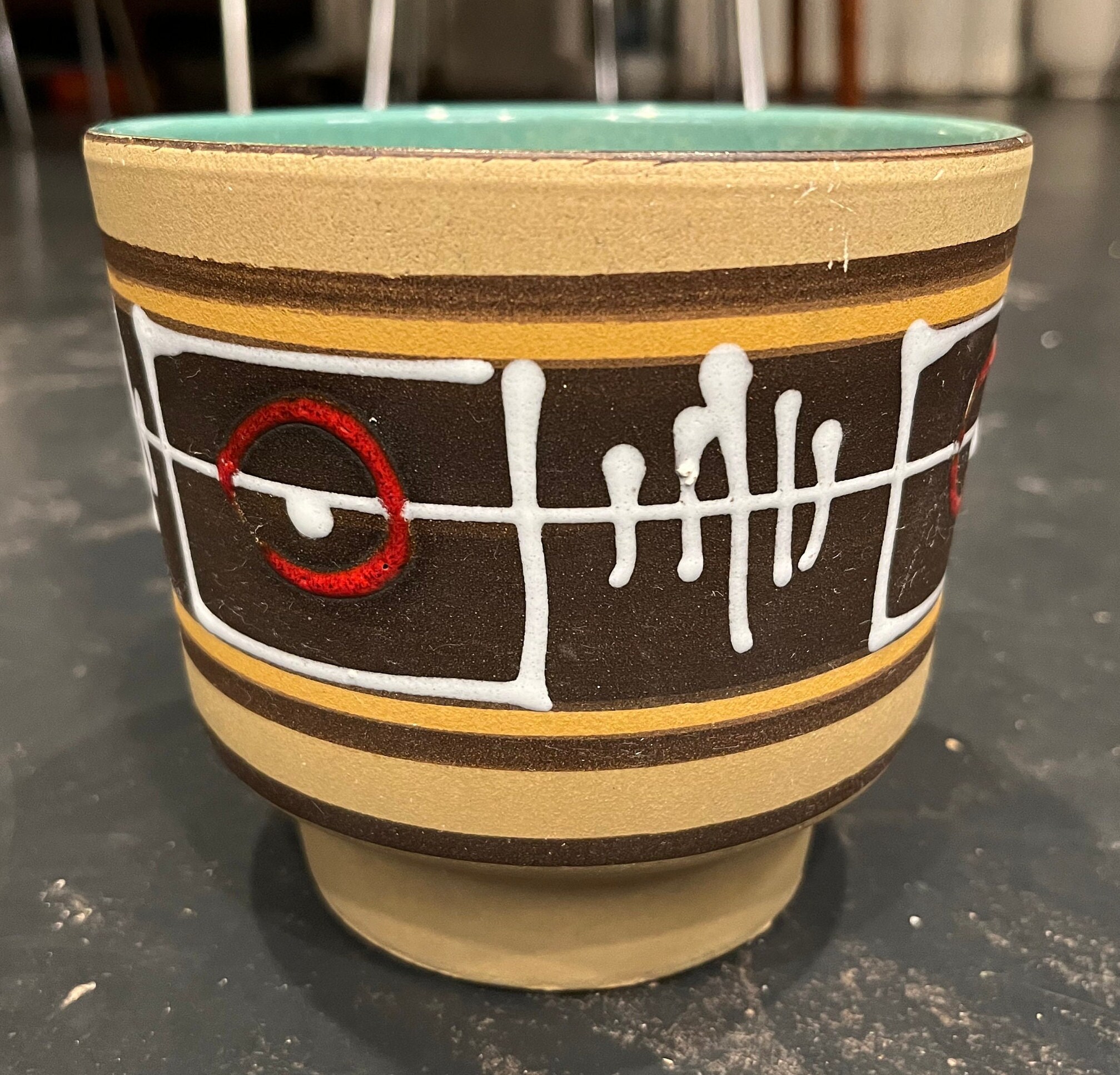 West German Mid Mod Planter. - Etsy