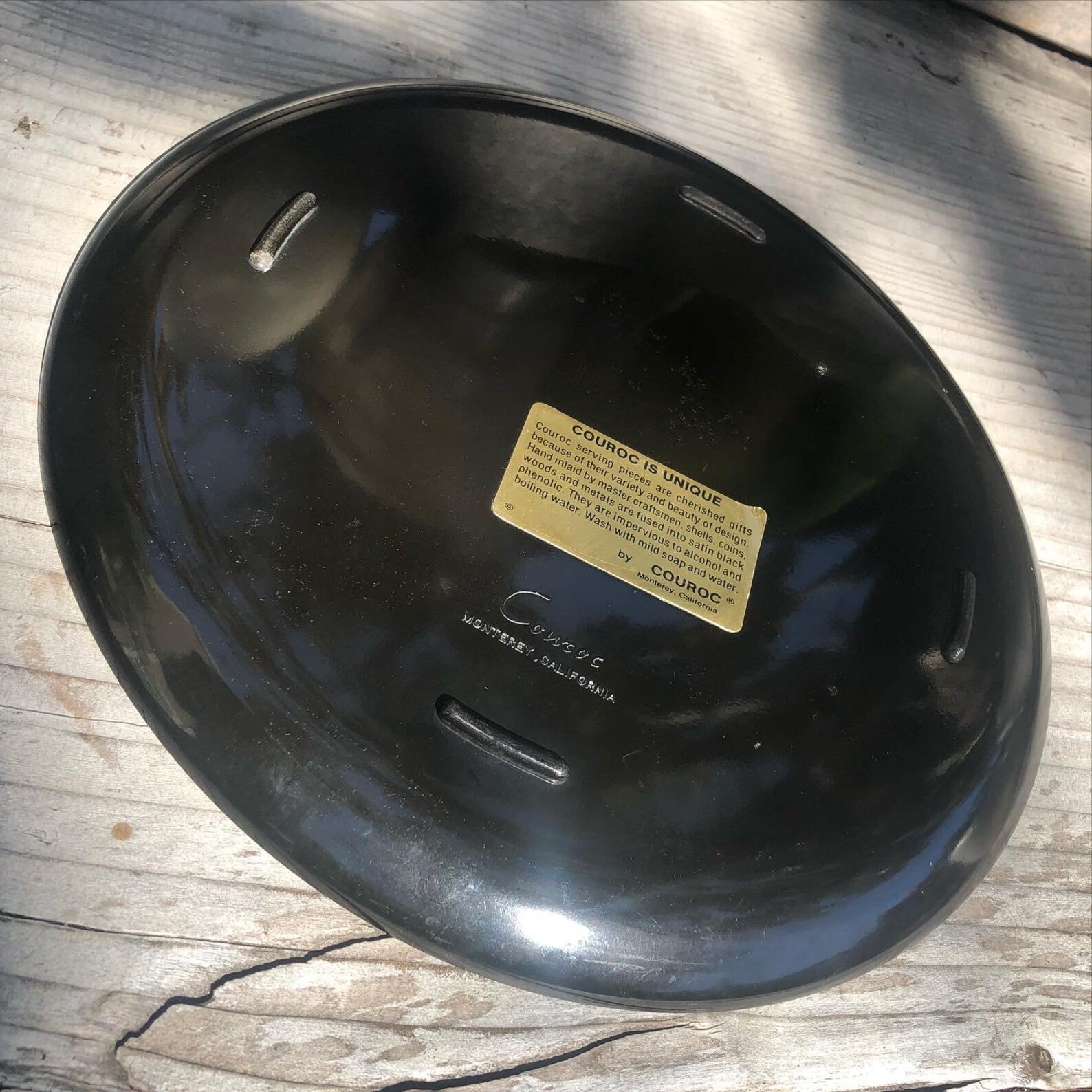 Couroc Stage Coach 10” Platter - Etsy