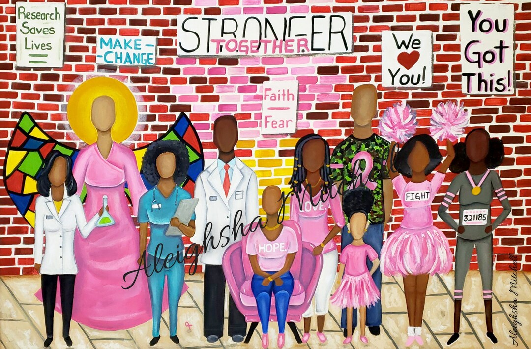 Stronger Together - Print of Original Painting on Canvas 24 X 36 - Etsy
