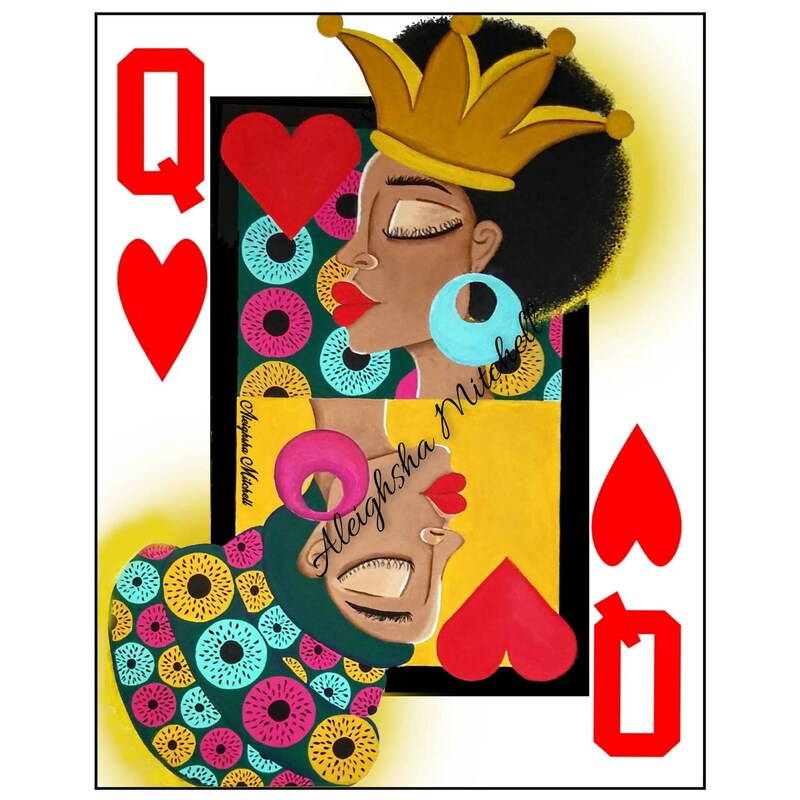 Black Queen Art - Etsy