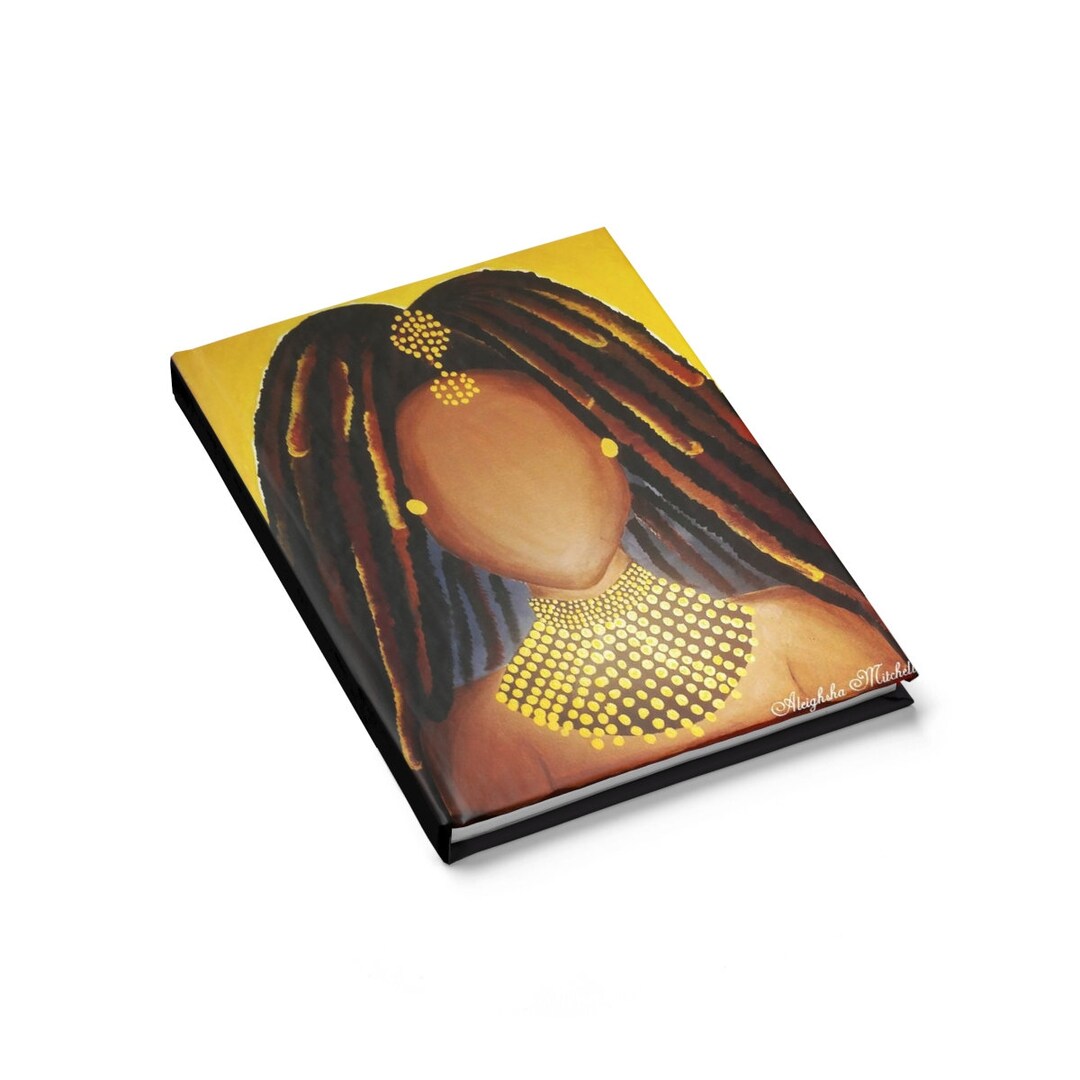 Jeweled Journal - Ruled Line 5 X 8 Black Art | Ethnic | Melanin ...
