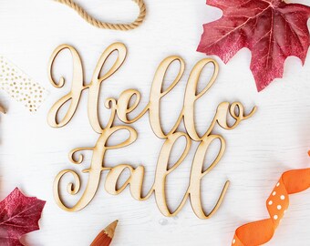 Fall Pumpkin Tall-wood Cutout-two Design Options-pumpkin With - Etsy