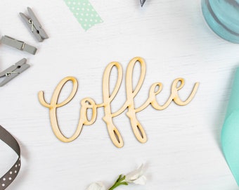 Coffee Wood Sign | Etsy