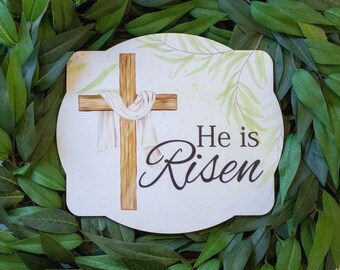 He is Risen Wreath | Etsy