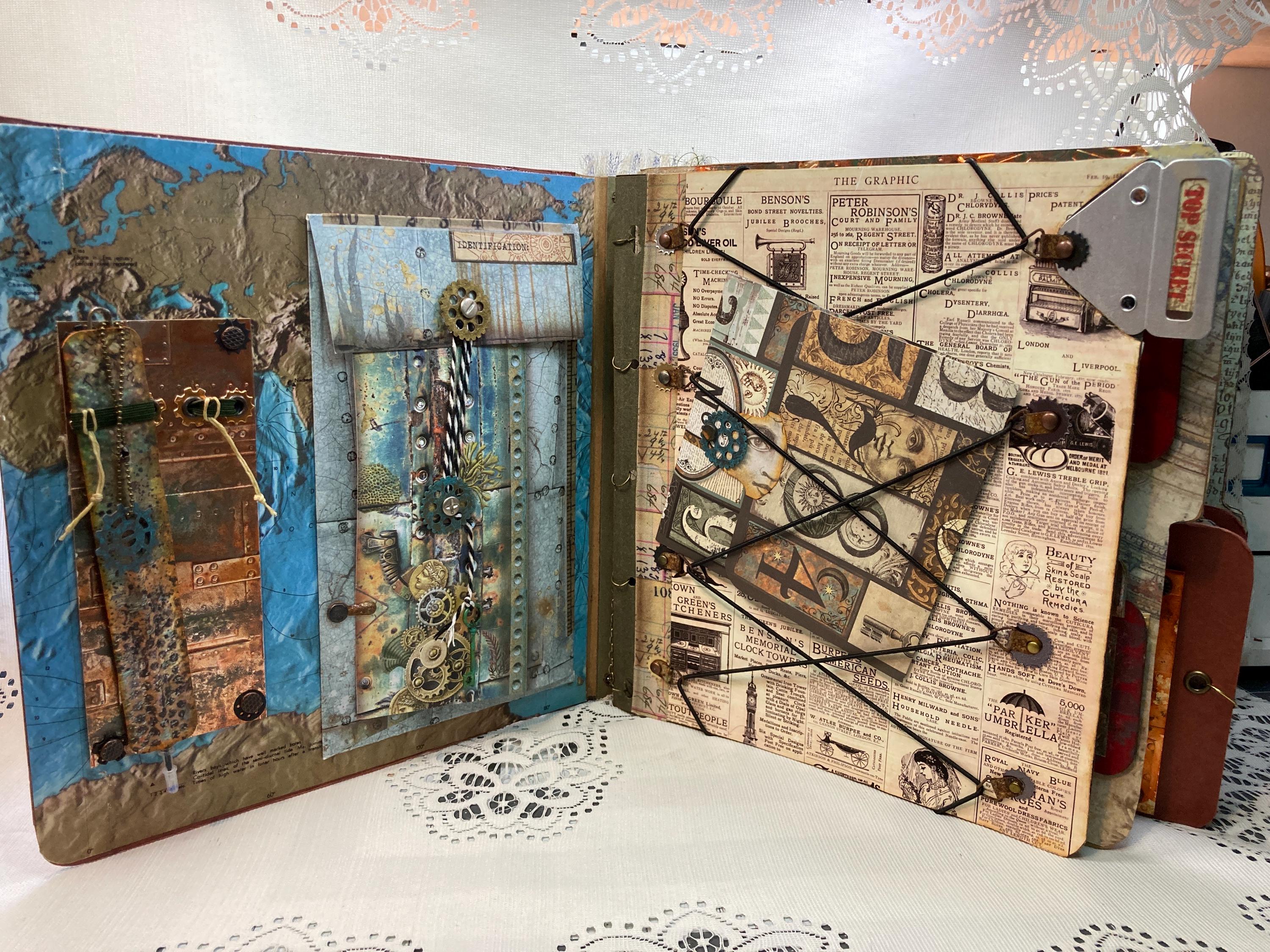 Steampunk Classification File Folder Journal - Etsy