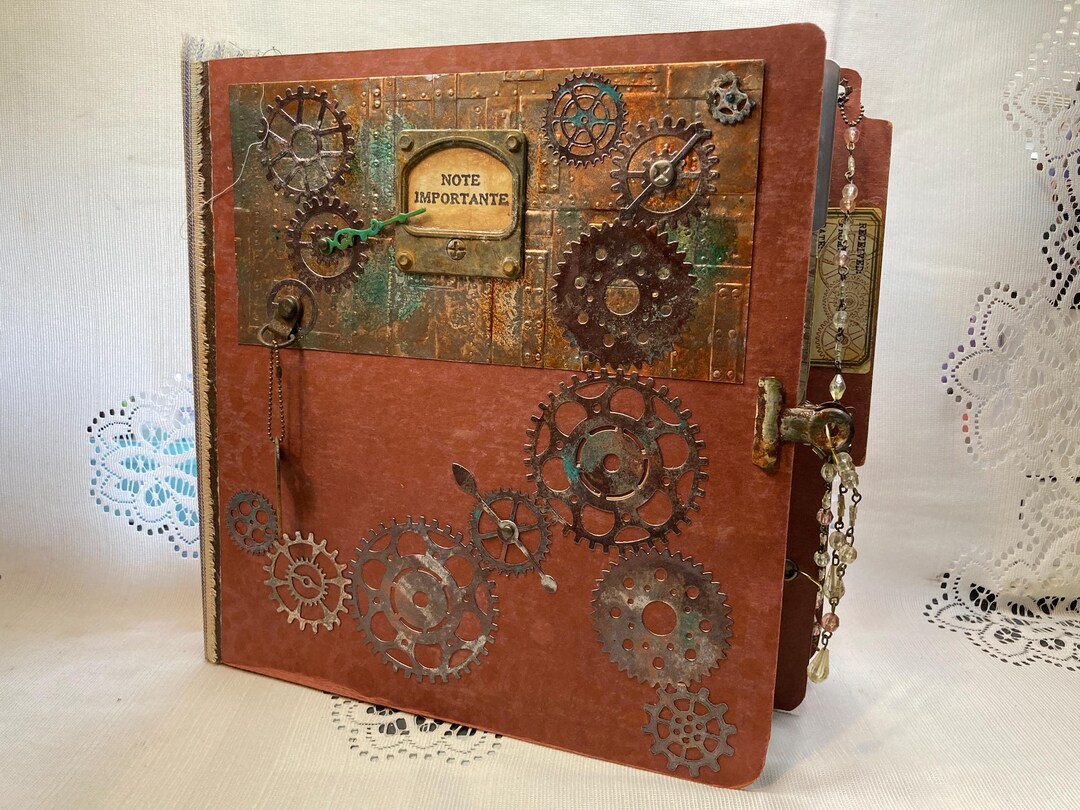 Steampunk Classification File Folder Journal - Etsy