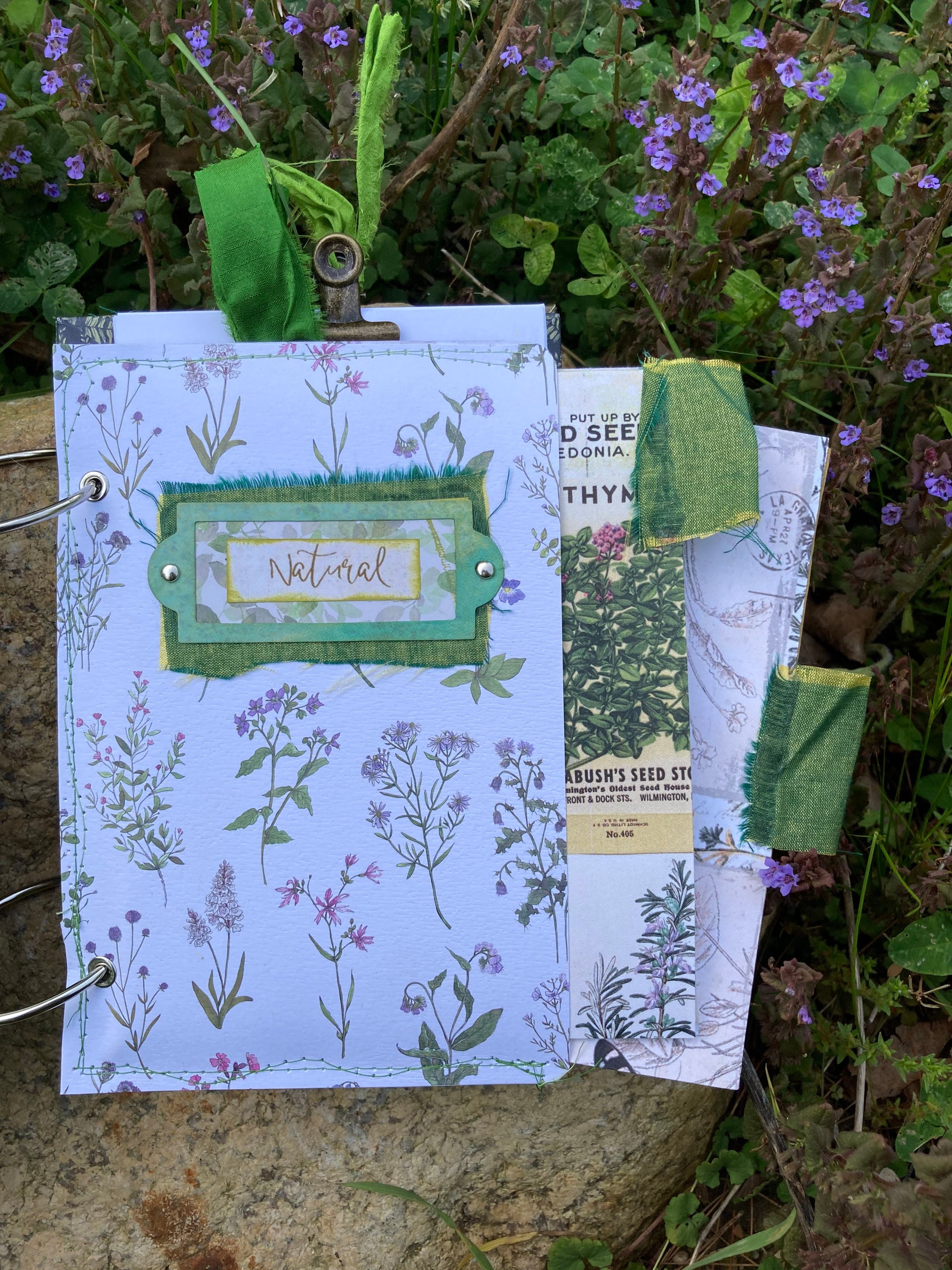 Botanical Ring Bound Journal - Etsy