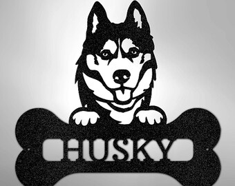 Metal Siberian Husky - Etsy