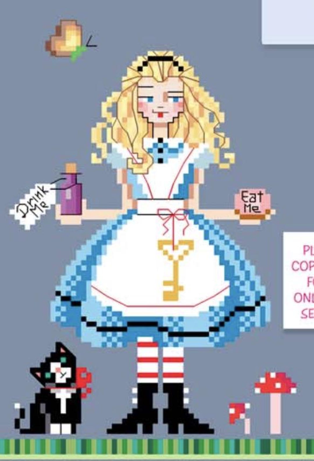 Brooke's Books Wonderland Alice Cross Stitch Chart-only (instant ...