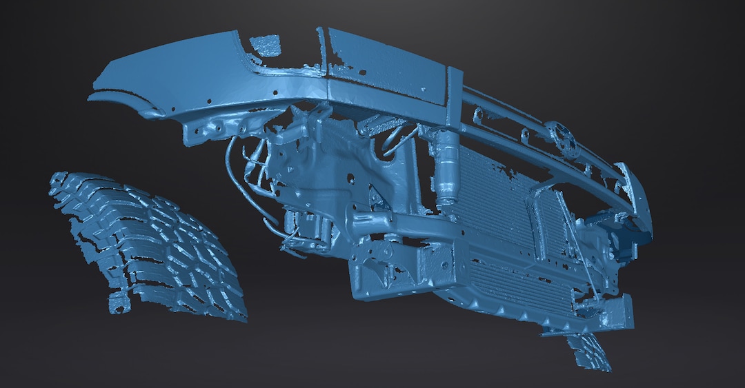 3D Scan Model of 3rd Gen 4runner Front End for Bumper Design - Digital ...