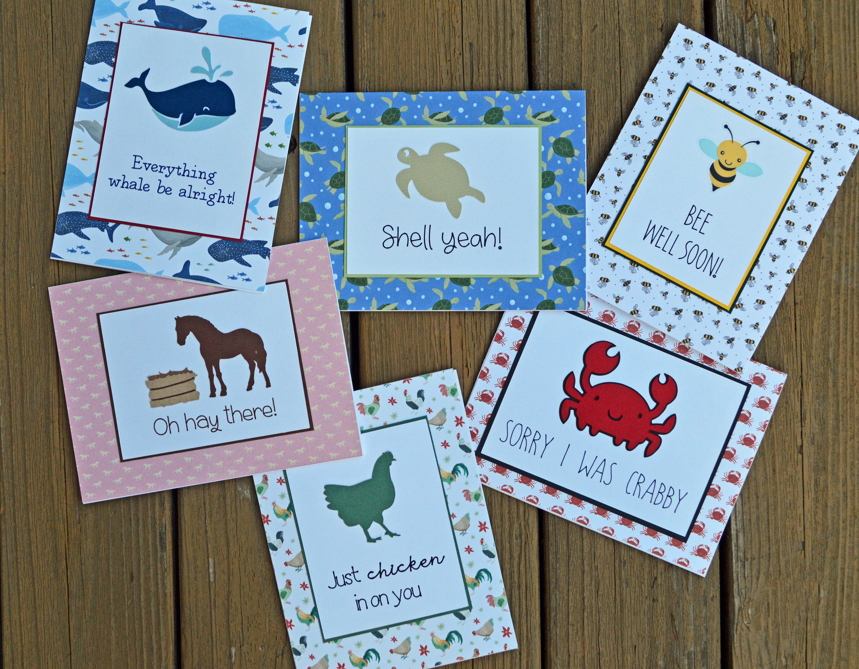 Chicken Pun Card - Etsy
