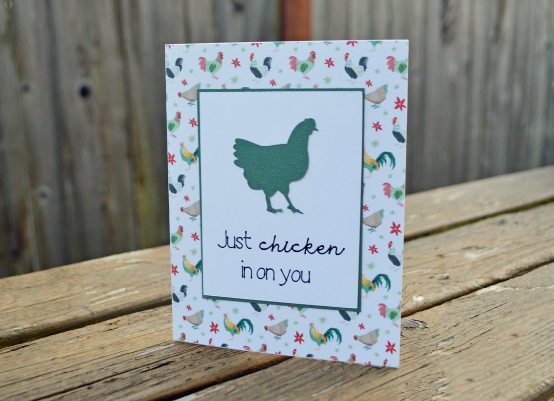 Chicken Pun Card - Etsy
