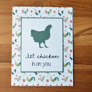 Chicken Pun Card - Etsy
