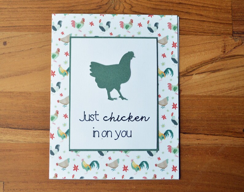 Chicken Pun Card - Etsy