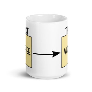 First Then Coffee Mug, Bcba Humor, Behavior Analyst Coffee Cup, Aba ...