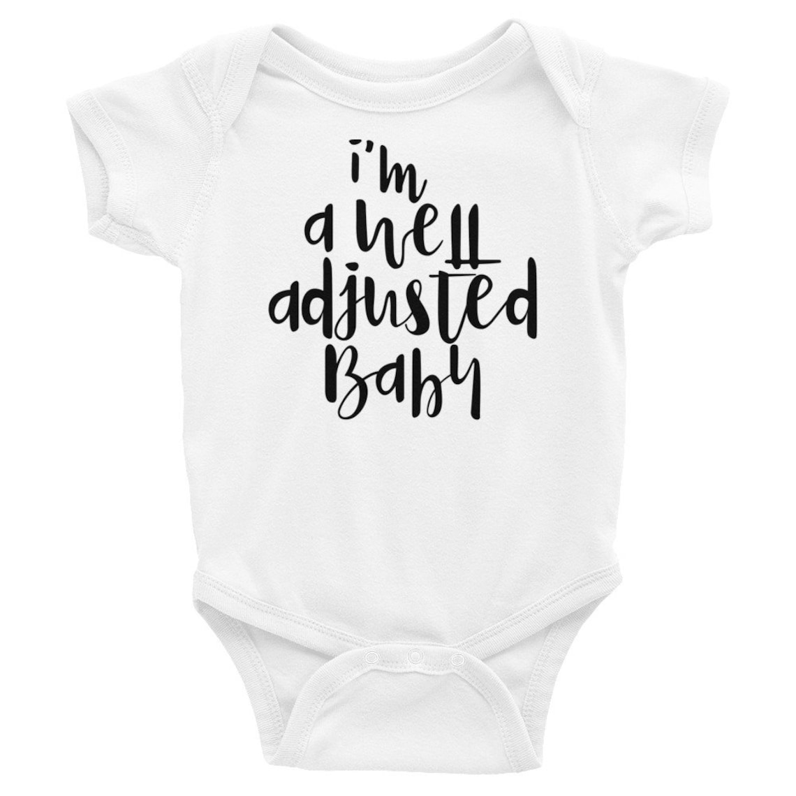 I'm a Well Adjusted Baby Chiropractic Baby Bodysuit - Etsy