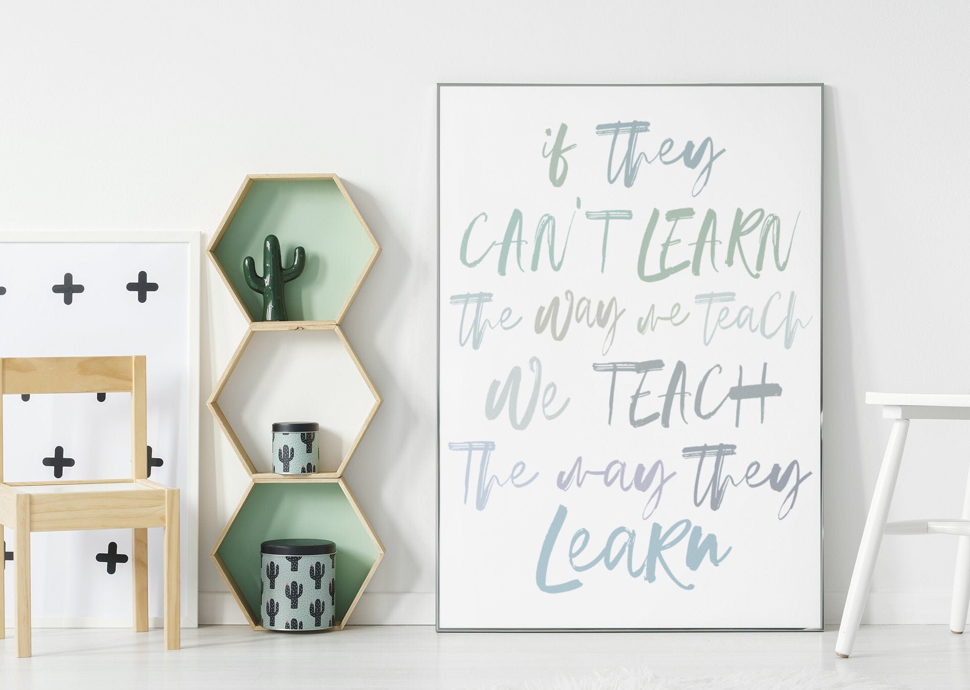 If They Can't Learn the Way We Teach We Teach the Way They - Etsy