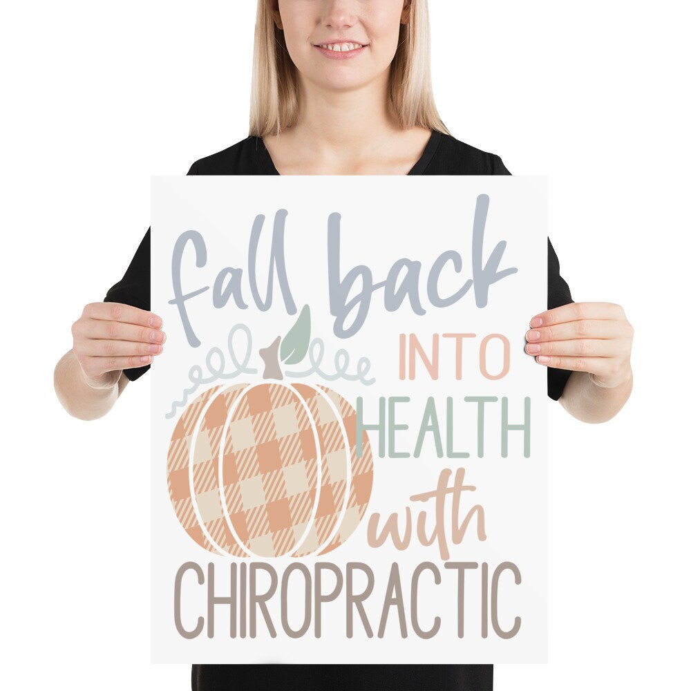 Fall Back Into Health With Chiropractic Chiropractic | Etsy